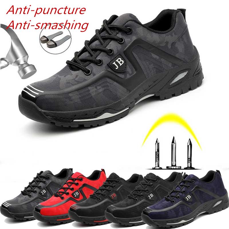 Buy Labor Insurance Shoes Anti-smashing and Anti-piercing Low Upper ...