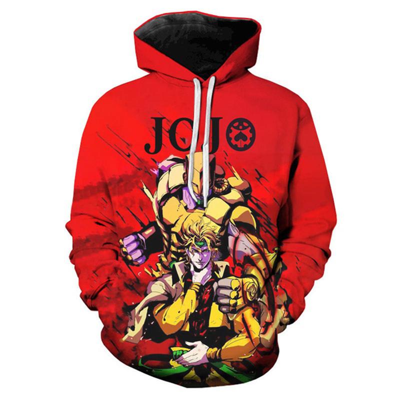Buy Anime JOJO Bizarre Adventure Hoodies Men Women Streetwear Creative ...