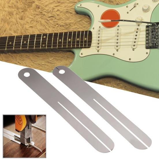 Satın alın 2Pcs Silver Color Fretboard Protector Solid Great Electric ...