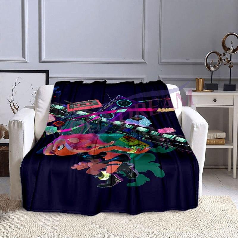 Cheap My Gaming Blanket The Latest Fashion 3d Printing Splatoon Pattern ...