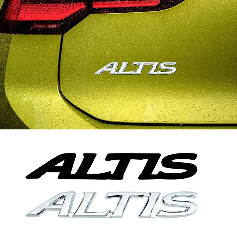 Buy 3D ABS ALTIS Logo Car Rear Trunk Decal Emblem Badge Fender Sticker ...