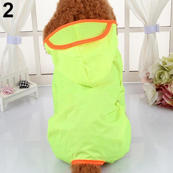 Kaufe Mode Hund Haustier Wasserdichter Regenmantel mit Kapuze Hoody ...