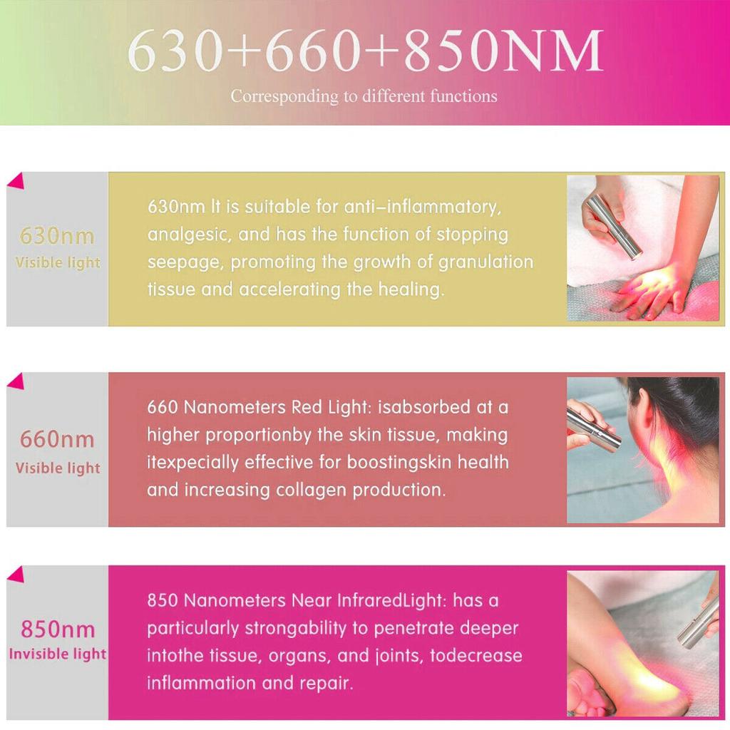 Buy Portable Home Use LED Face Light Therapy 630nm 660nm Red Light ...