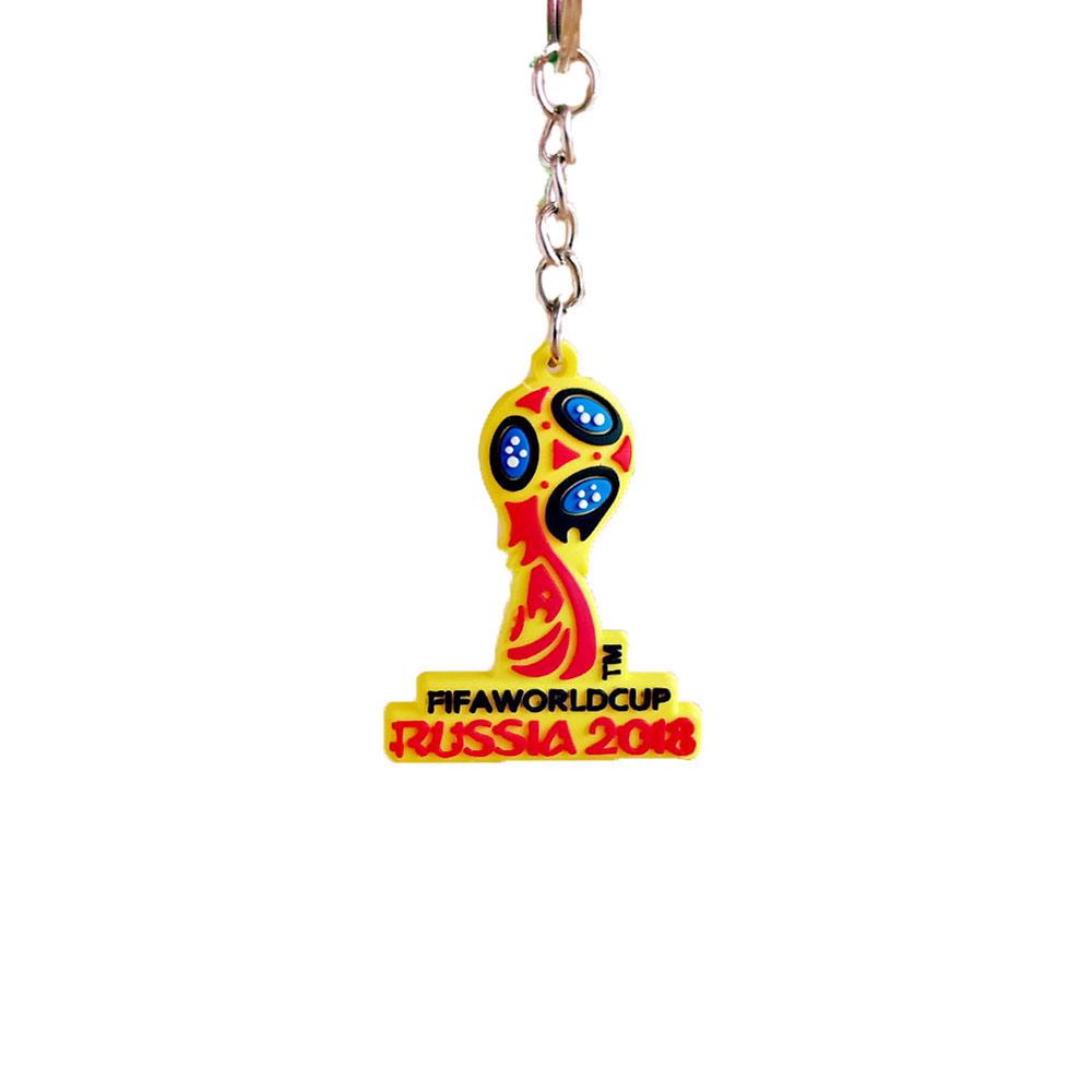 Buy 2018 World Cup Emblem Keychain Alloy Pendant Football Fans Gift at ...