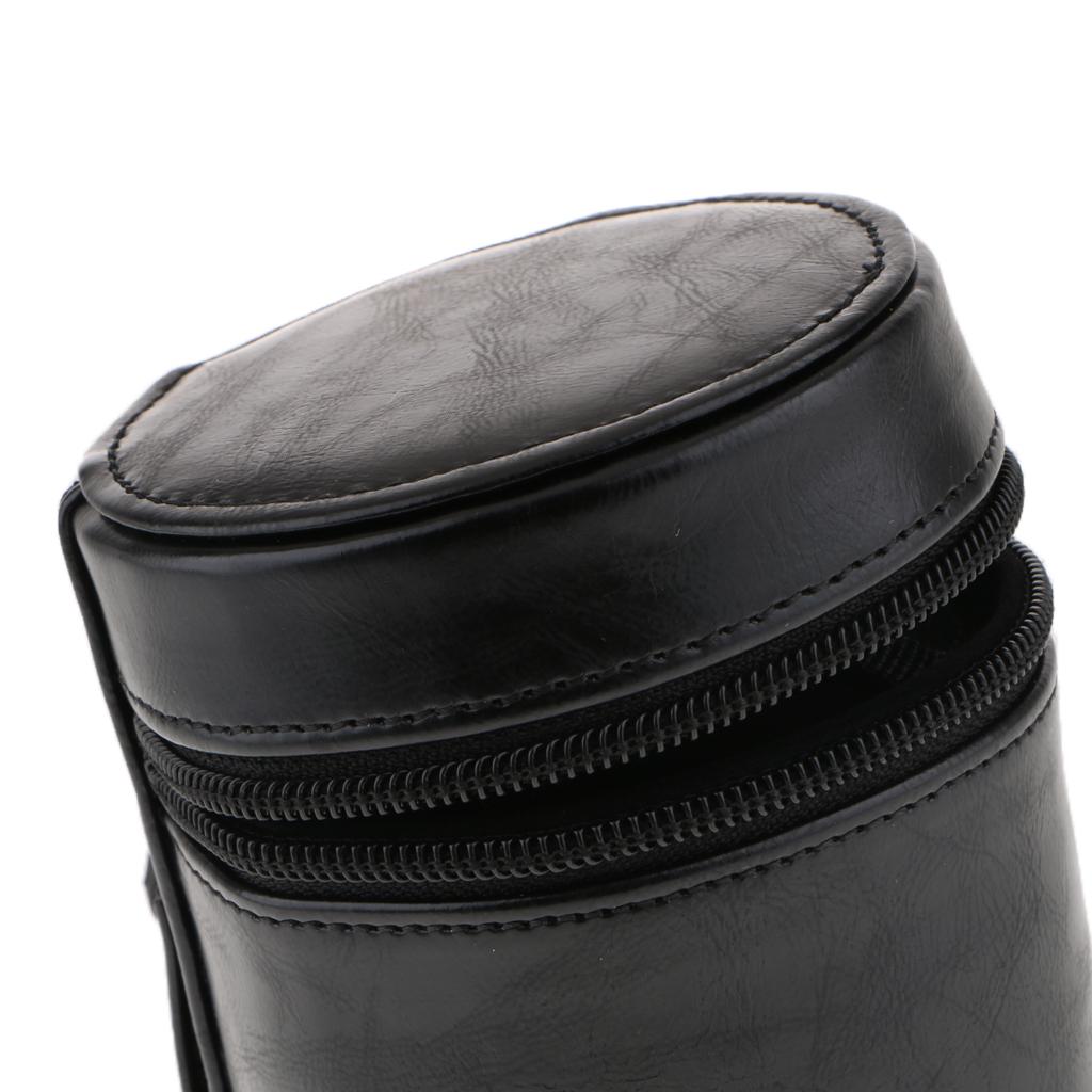 Buy Camera Lens Pouch Carry Case Holder Protector PU Leather for Canon ...
