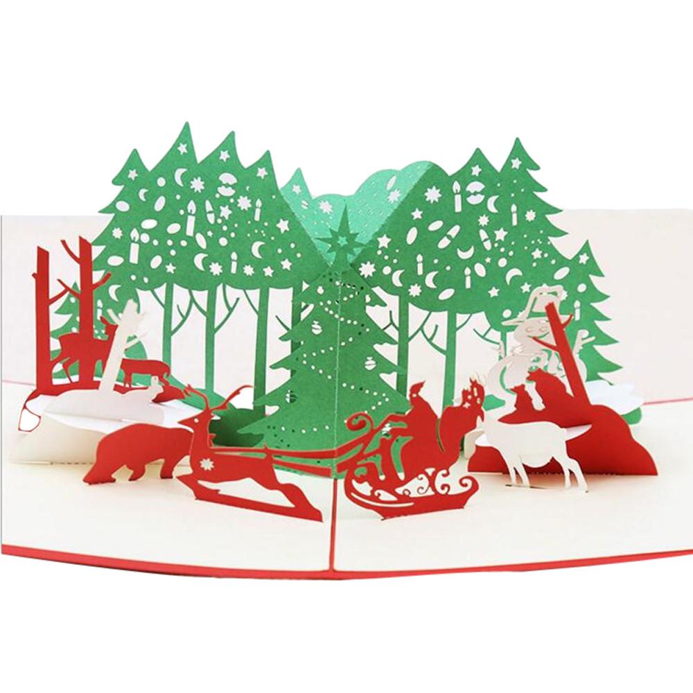 Buy Fashion Details About 3D Pop Up Card Christmas Greeting Baby Gift ...