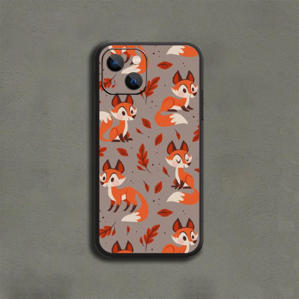 Buy Fox Art Cartoon Cell Phone Case Cover For IPhone Samsung Galaxy ...