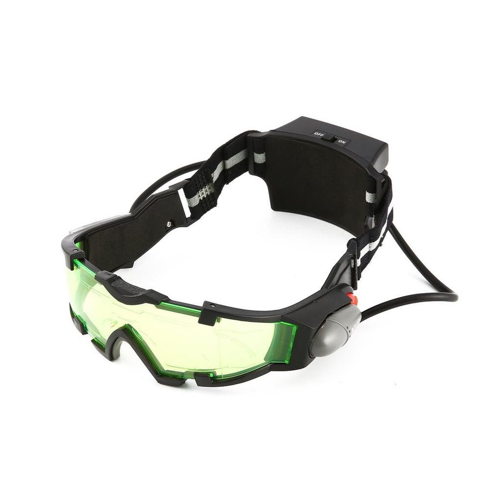 IK Green Lens Adjustable Elastic Band Night Vision Goggles Glasses ...