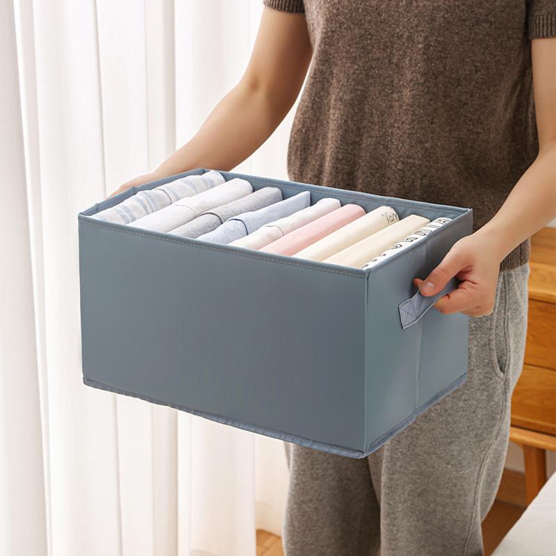 Buy 1PC High Quality Storage Box 6/7/9 Grids Tie Bra Socks Container ...