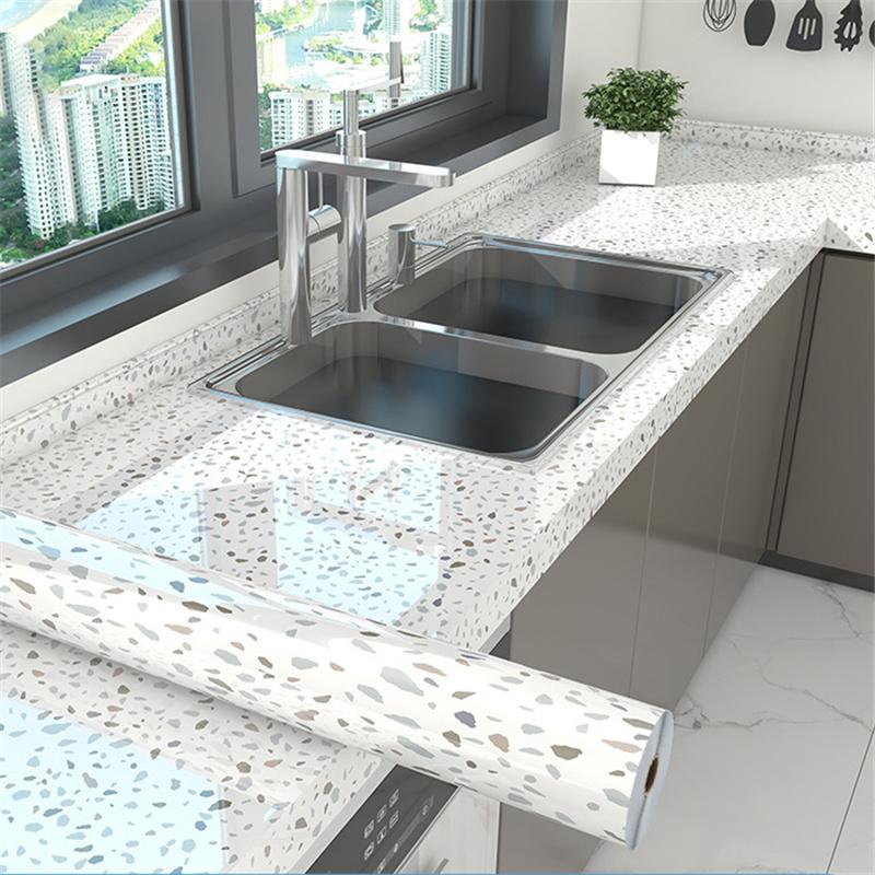 Cheap Thickend Self-adhesive Kitchen Cooktop Protective Film Marble ...