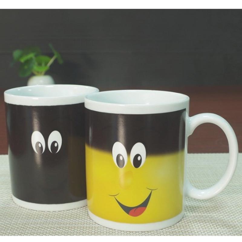 Buy Arrive Smile Temperature Sensing Color Changing Mug Magical ...