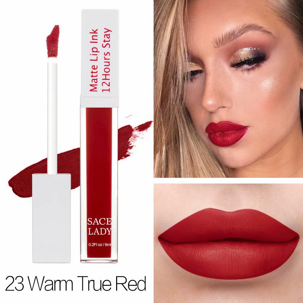 SACE LADY Matte Lipgloss Set Makeup Long Lasting Liquid Lipstick Lip ...