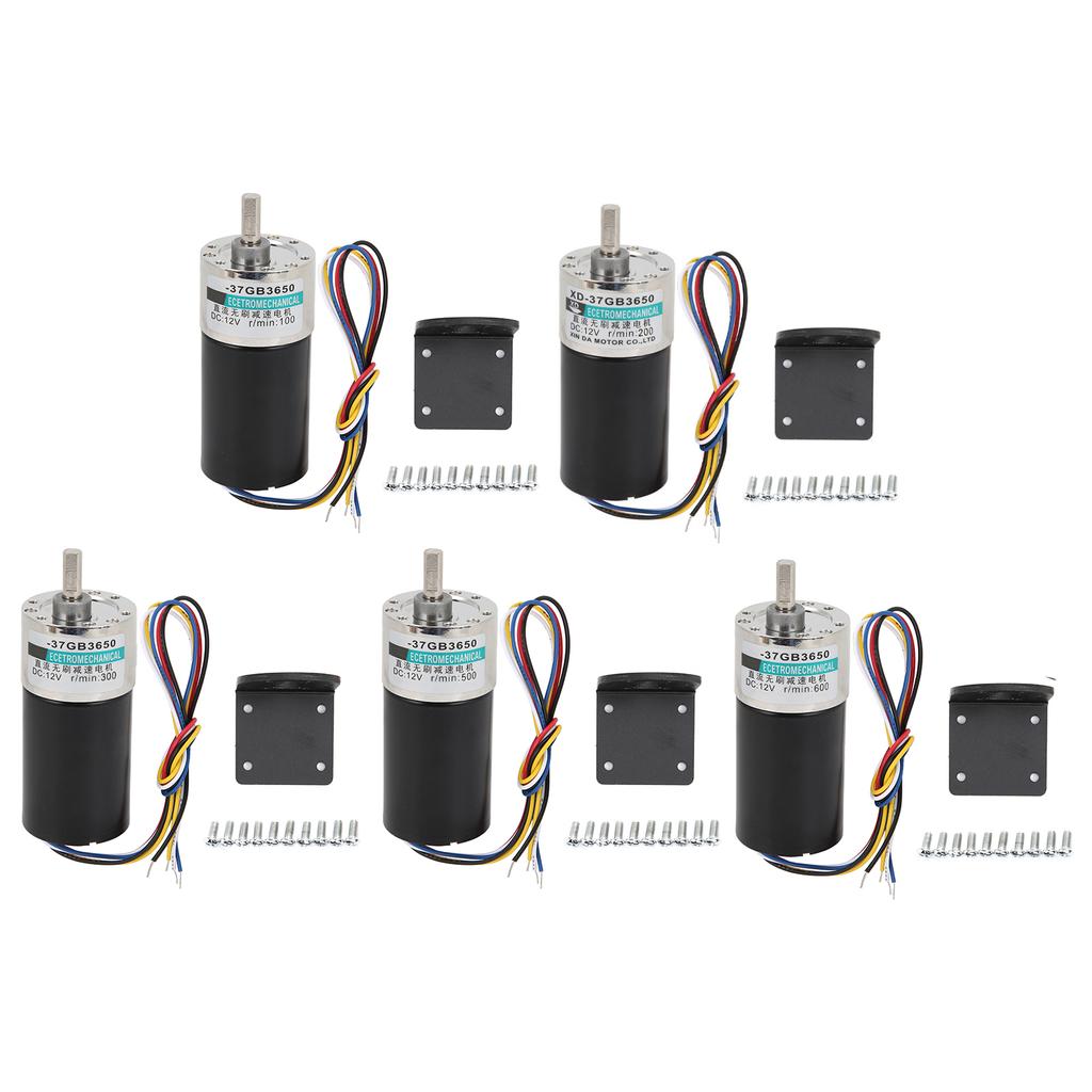 Buy DC Brushless Motor Speed Reducer with Bracket CW/CCW 12V for High ...