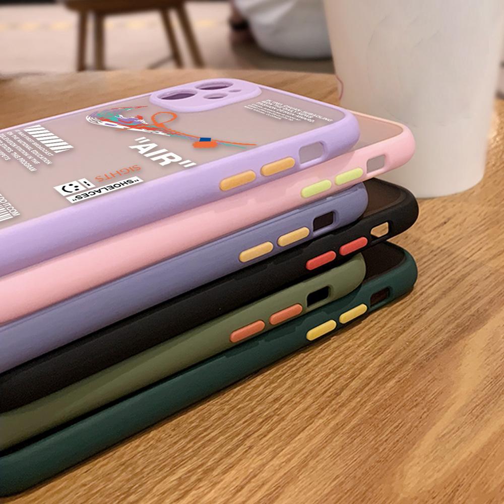 Buy Fashion Popular Pattern Frosted Transparent Hard Phone Casing Full ...