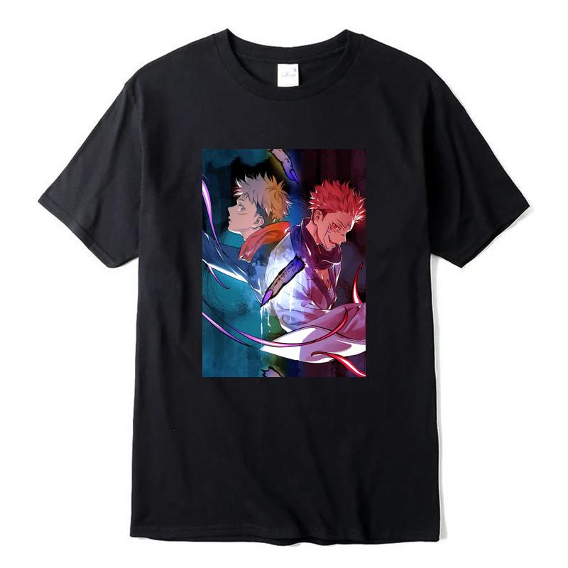 Buy Unisex Cotton Itadori Yuji T-Shirt Beautiful Woman Print Short ...