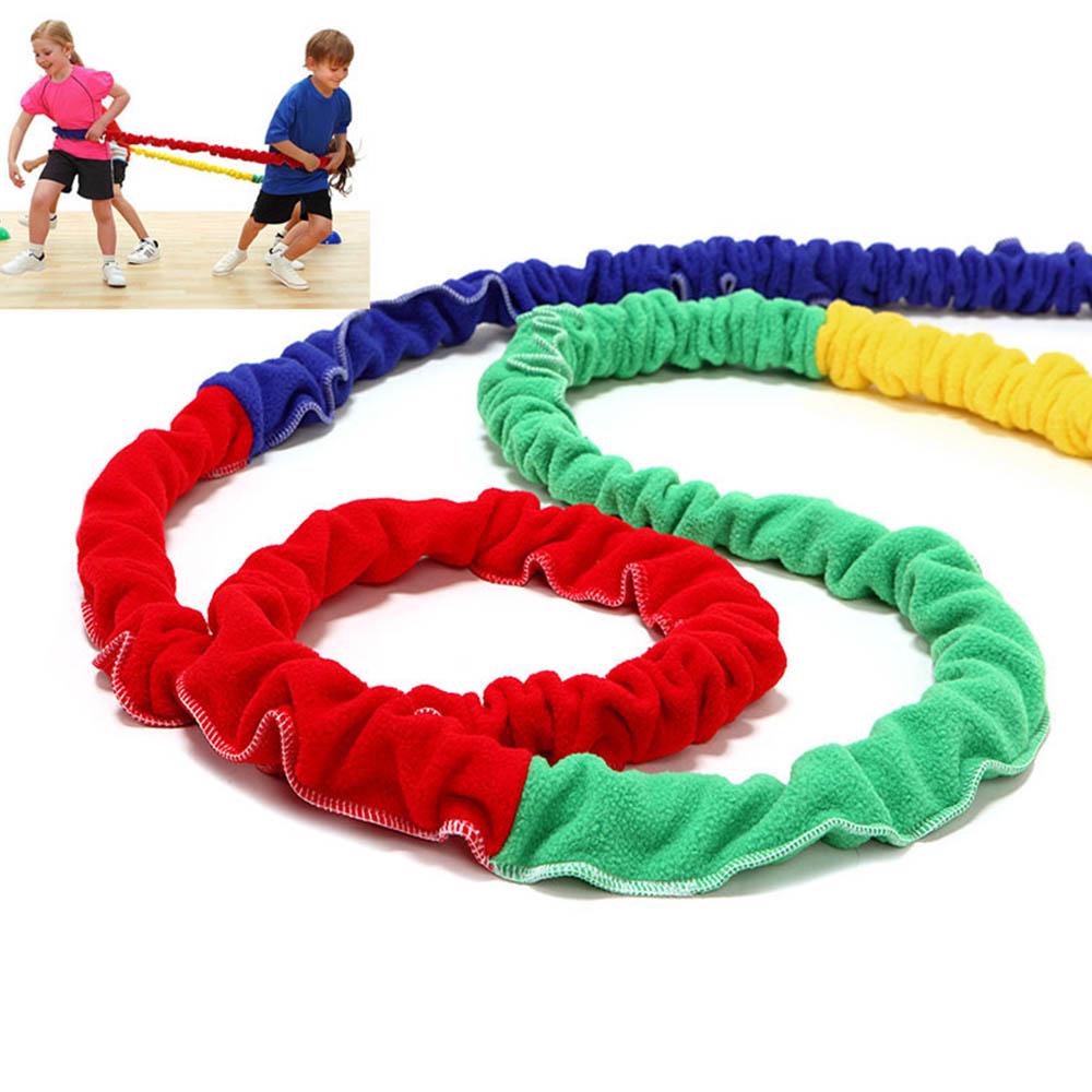 Buy Running Rally Children's Elastic Rainbow Rope Physical Training ...