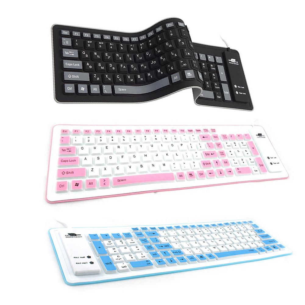 Buy QKC Usb103 Keys Industrial Soft Keyboard Laptop Gaming Keyboard ...