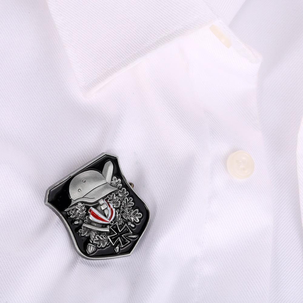 Deutscher Helm Badge Pin Brosche Uniform Zubehör Military Fan ...