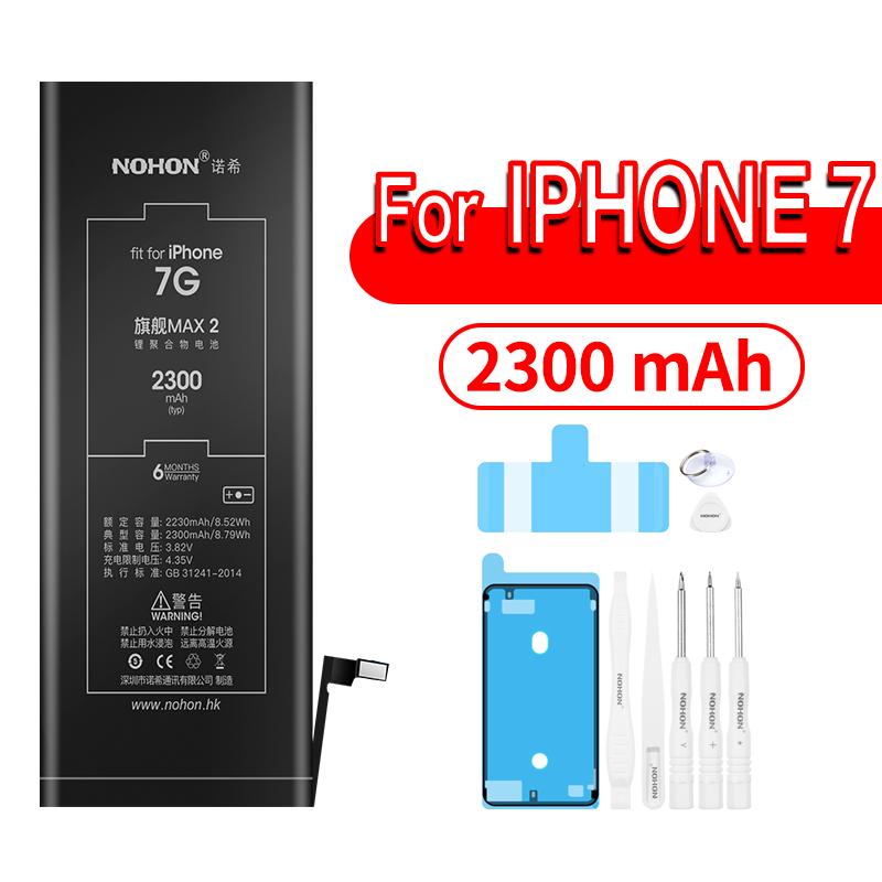 Buy NOHON Battery For Apple iPhone 7 6S 6 8 X Xr Xs SE 5S 5C 5 ...