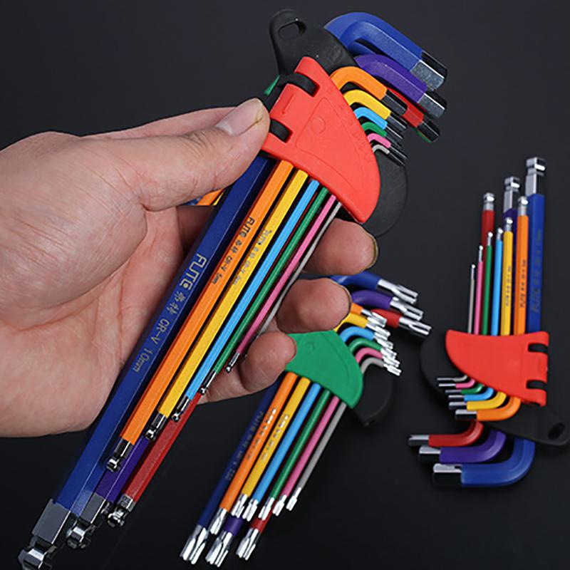 Cumpără Hex Cheie Set Dublu-End Torx Star L Forma Allen Cheie Ball-cap ...