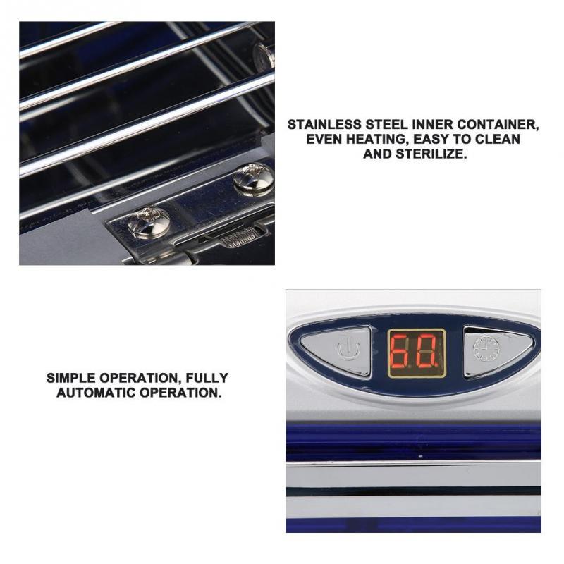 Buy Double Layers UV Ozone Sterilizer Cabinet Drawer Nail Beauty Salon ...