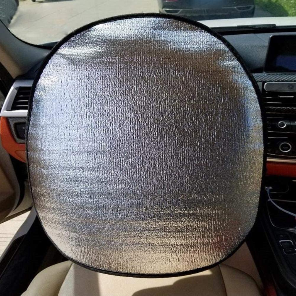 Buy Car Steering Wheel Sunshade Summer Pearl Cotton Bubbles Sunshield ...