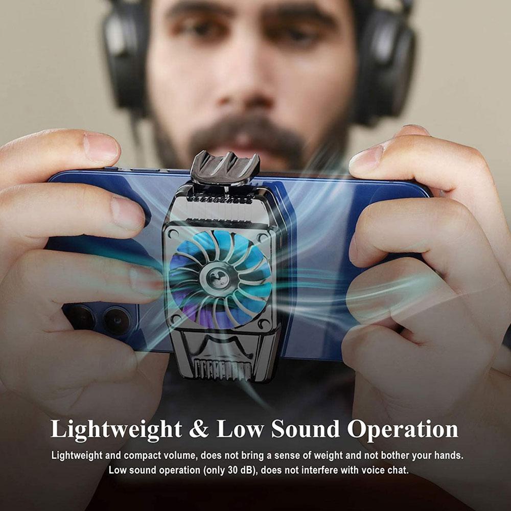 Buy Mobile Phone Cooling Fan Turbo Radiator For Rapid Cooling With RGB ...