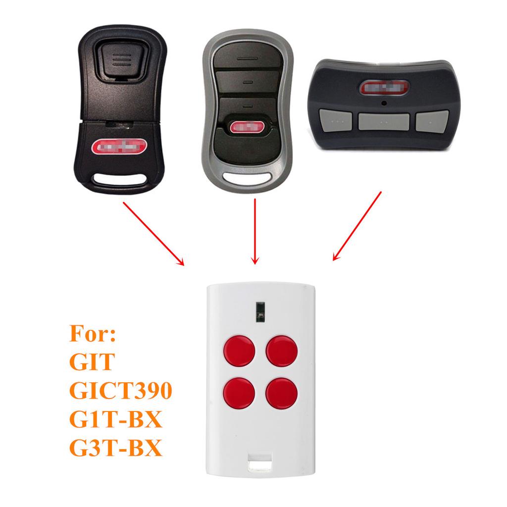 Buy 4-Buttons Universal Garage Door Multi Remote 280-868MHz Fits Fixed ...
