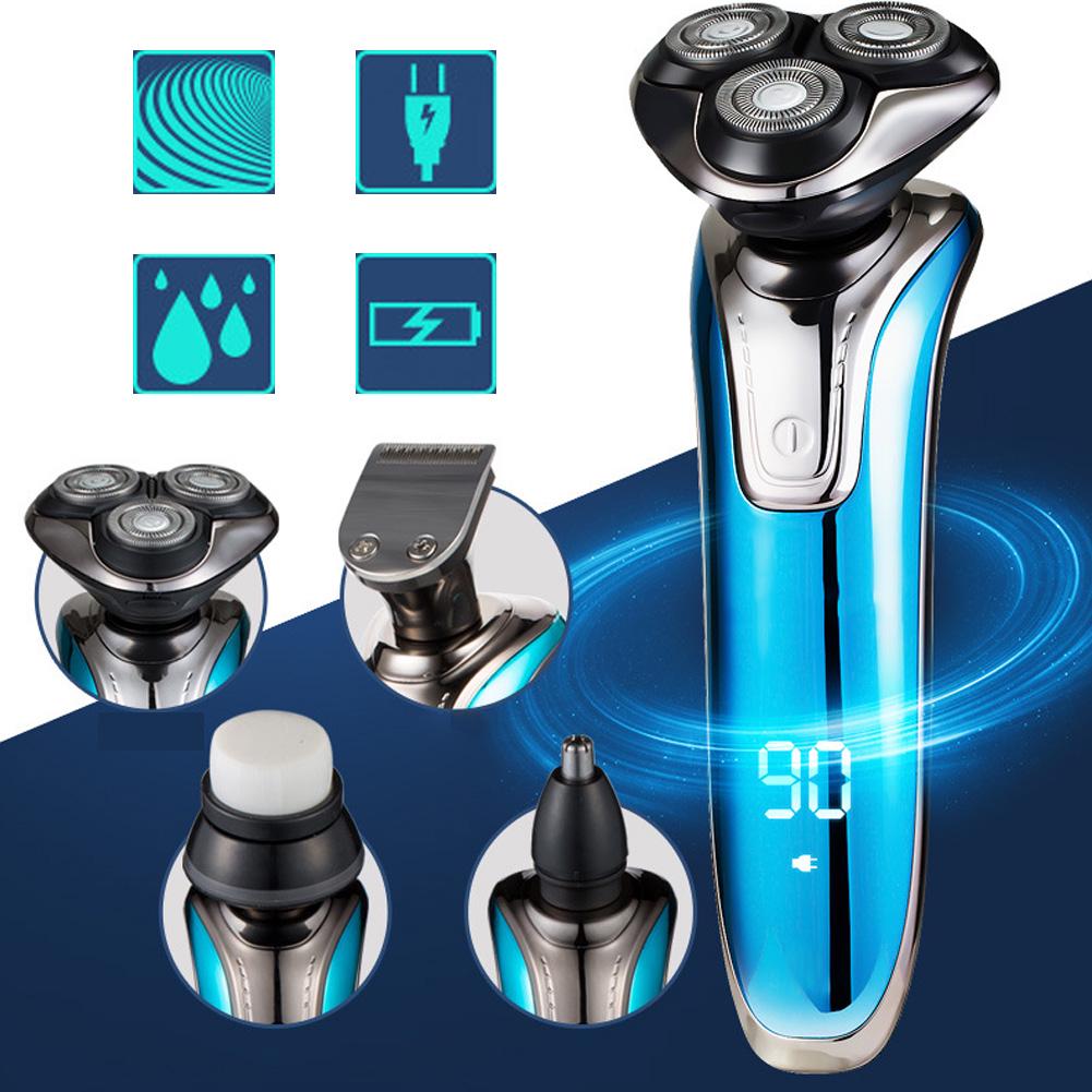 Buy Rechargeable Multi-functional Electric Shaver Three-head Floating ...