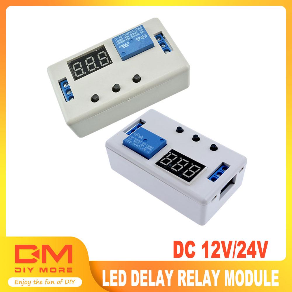 Buy Automation 12V/24V LED Delay Timer Control Switch Relay Module PCB ...
