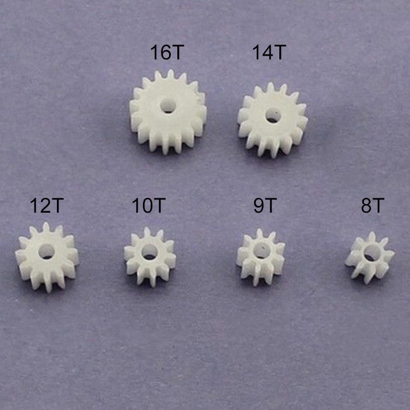 Buy 0.5 Modulus Plastic Spindle Gear Small Motor Gear Reduction Gear ...
