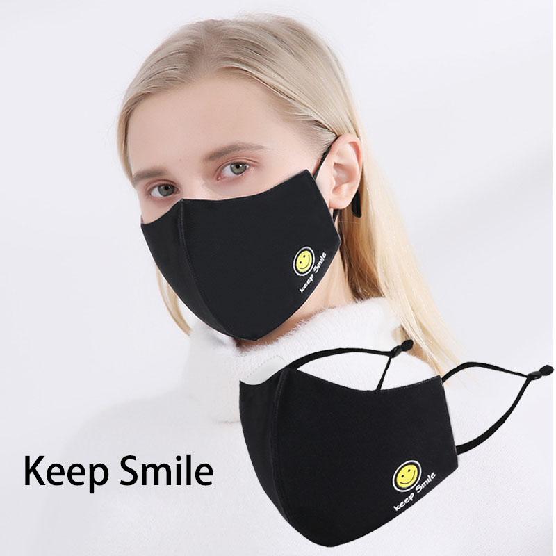 Buy Fashion 3D Mouth Mask Keep Smile Printing Cotton Washable Reusable ...