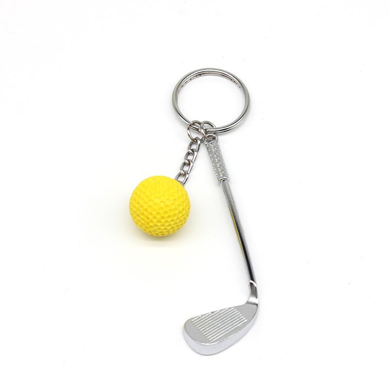 Buy Creative Golf Keychain Mini Golf Ball Pendant Key Chain Keyring For ...
