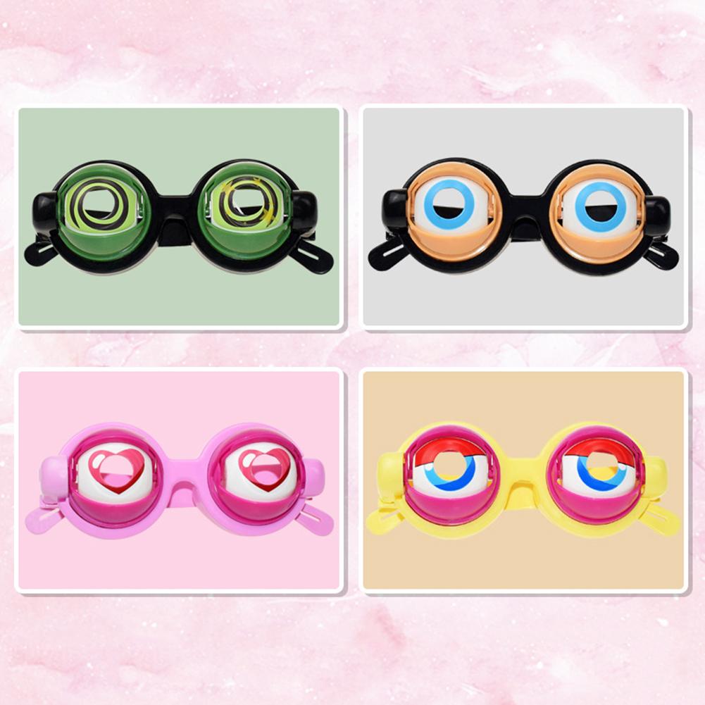 Buy Creative Novelty Kids Funny Prank Glasses Toys Plastic Crazy Eyes ...