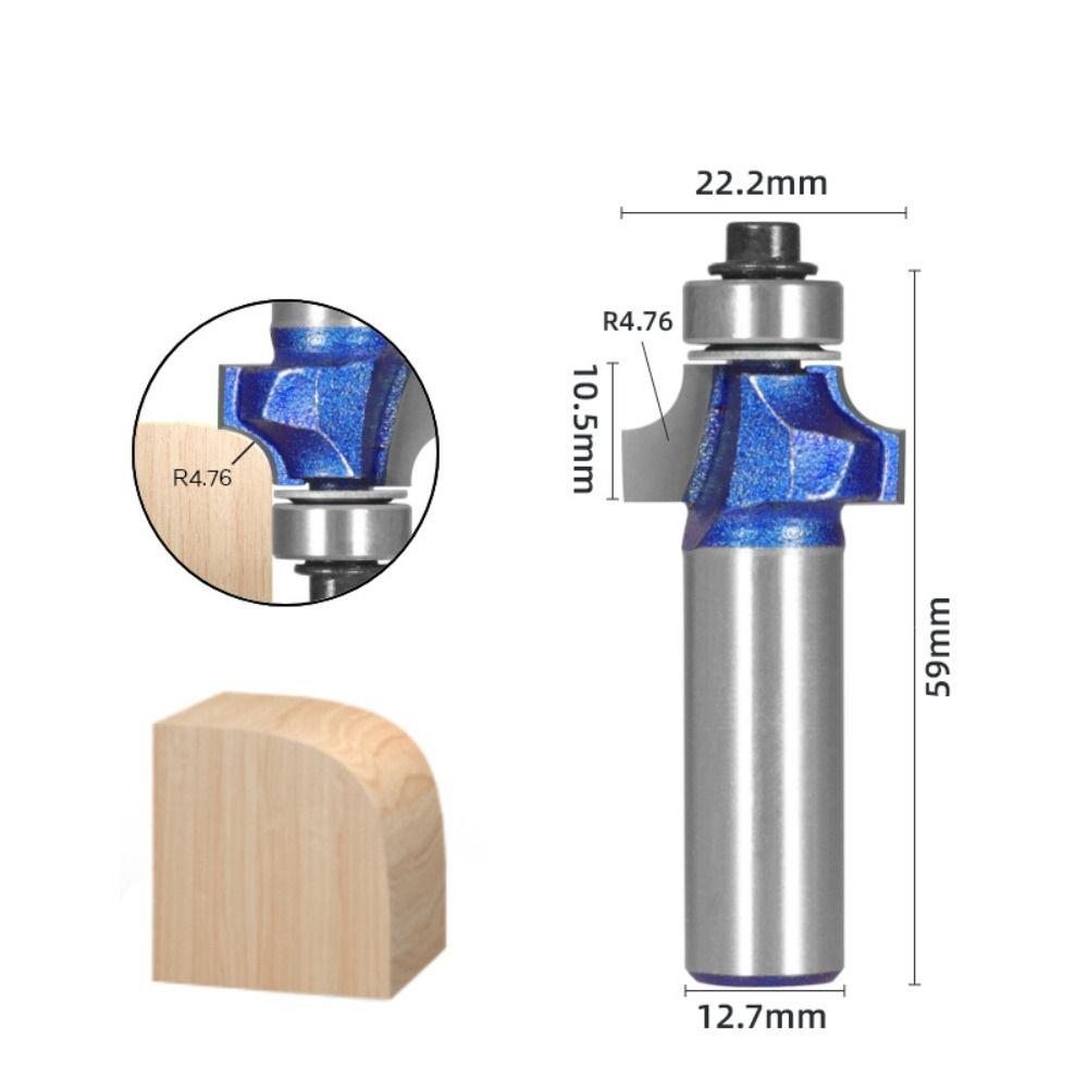 Cheap Double Flutes Router Bit 12mm/12.7mm Shank Milling Cutter ...