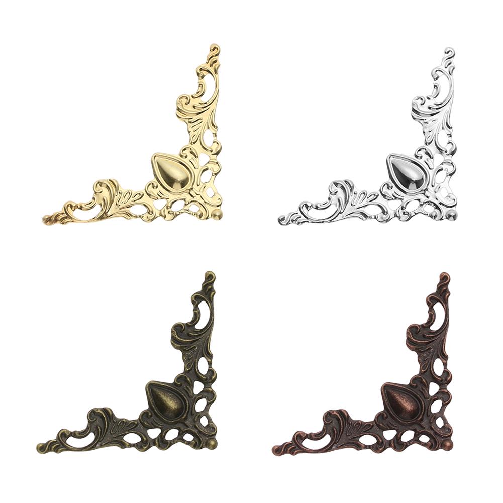 Buy Vintage Metal Scrapbook Corner Protector Box Album Corner ...