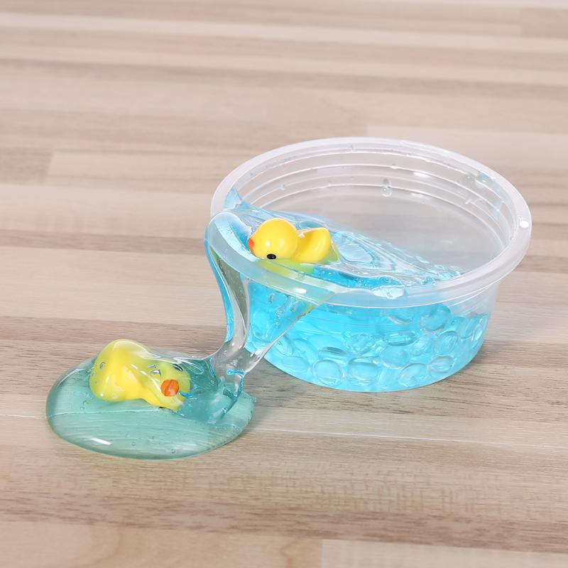 Buy Crystal Bead Slime With Duck Clay Slime Crystal Mud Transparent ...