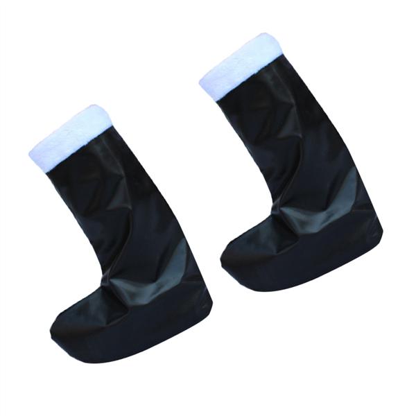 1 Pair Christmas Decoration Santa Claus Shoe Cover for Christmas uygun ...