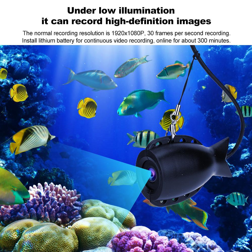 20M WIFI 1080P Underwater Fishing Device Visual Fish Finder 8‑128G 140 ...
