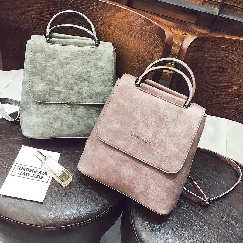 Buy Retro Small Women Shoulder Bag College Style Female Backpack ...