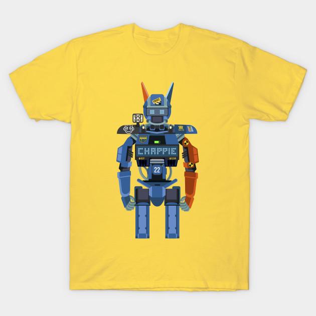 Buy Unisex Fashion TShirt Chappie Flat Fanart Print TShirt Plus Size XS ...