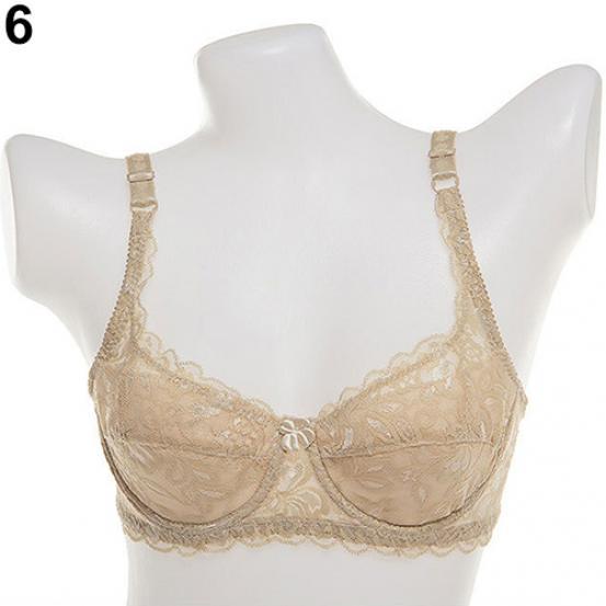 Women's Fashion Sexy Lace Deep V Push Up Shaping Padded Brassiere Bras ...