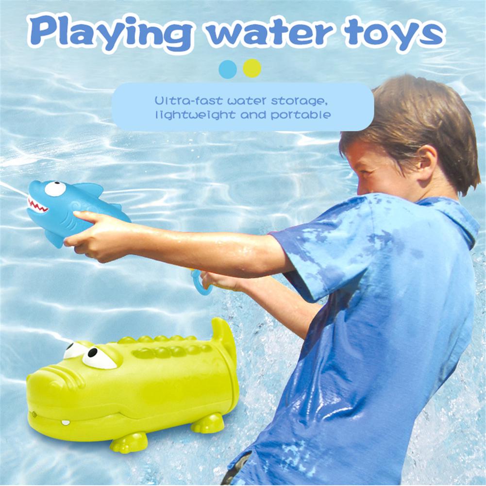 Buy Children's Pumping Water Cannon Toy Crocodile Shark Shape Summer ...