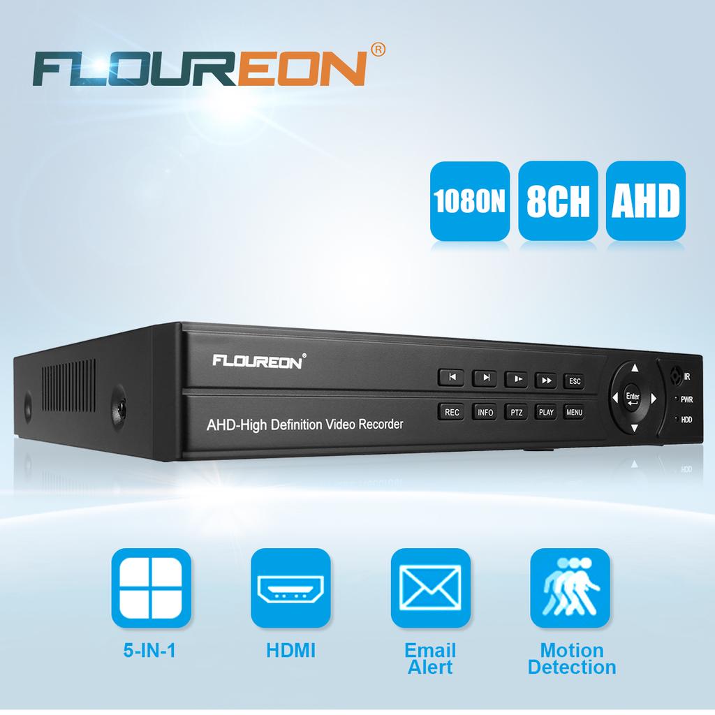 FLOUREON 8CH 1080p 1080N HDMI h. 264 CCTV Sicherheit Videorecorder ...