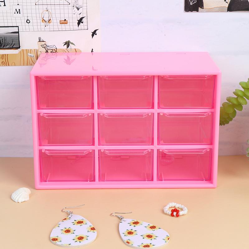Buy 9 Compartment Storage Box Box Rack Container 3 Layer Rack Student ...