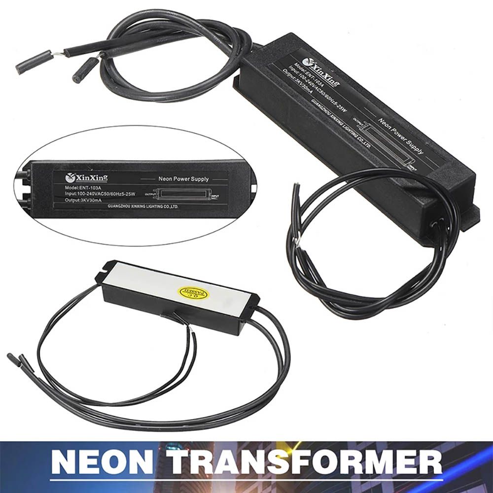 Buy 30mA Neon Signs Transformer Bar Lights Transformer Electronic Neon ...
