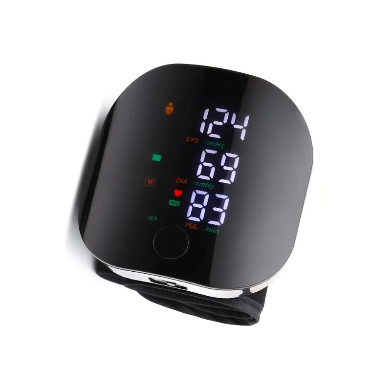 Buy Wrist Electronic Sphygmomanometer Charging Backlight Blood Pressure ...