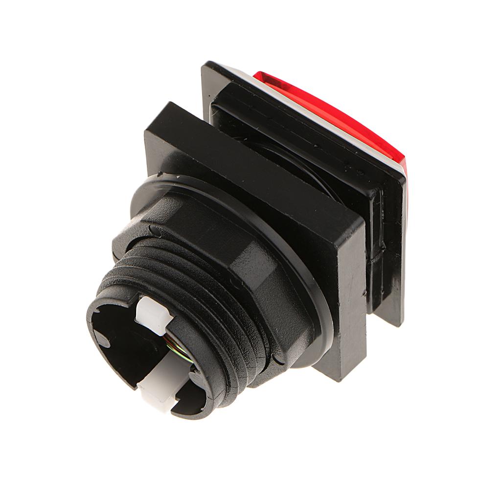 Buy 33mm Square Game Machine Arcade Push Button + LED Illuminated ...