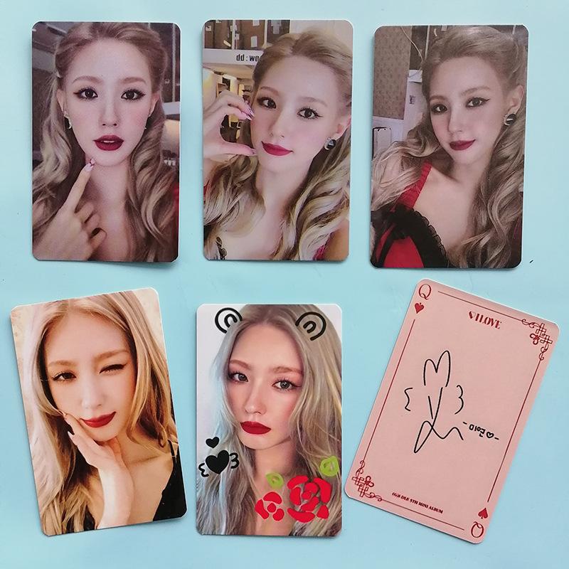 6pcs/набор (G)I-DLE I LOVE Lomo Card YuQi Minnie Shuhua Mi Yeon Jeon So ...