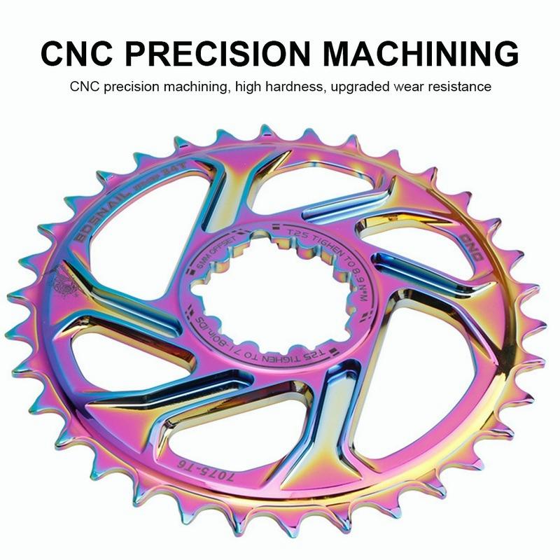 GXP Bike MTB Mountain Bike 30T/32T/34T/36T/38T Crown Bicycle Chainring ...